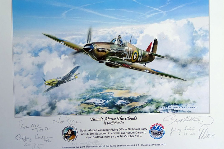 Tumult above the Clouds - Collector's Editions - Aviation Art by Geoff Nutkins