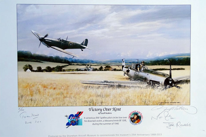 Victory over Kent - Collector's Editions - Aviation Art by Geoff Nutkins